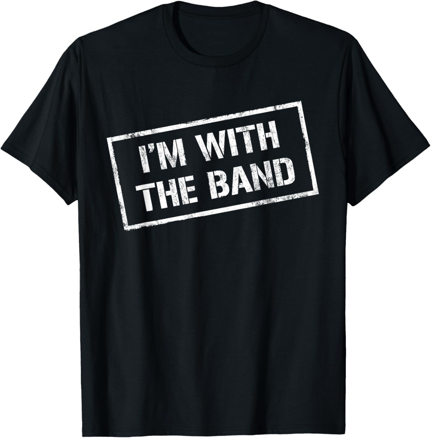 I'M WITH THE BAND TShirt - Rock Concert Shirt - Music Band T-Shirt mens ...