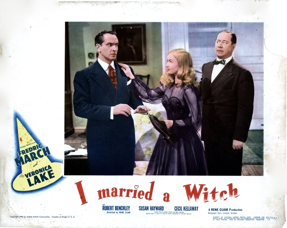 I Married A Witch From Left Fredric March Veronica Lake Robert Benchley ...