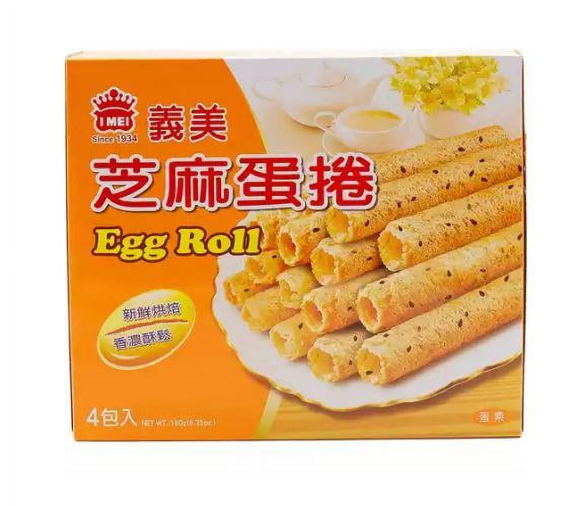 I Mei Sesame Egg Roll Family Pack – 6.35 OZ, Baked Cookie Rolls ...