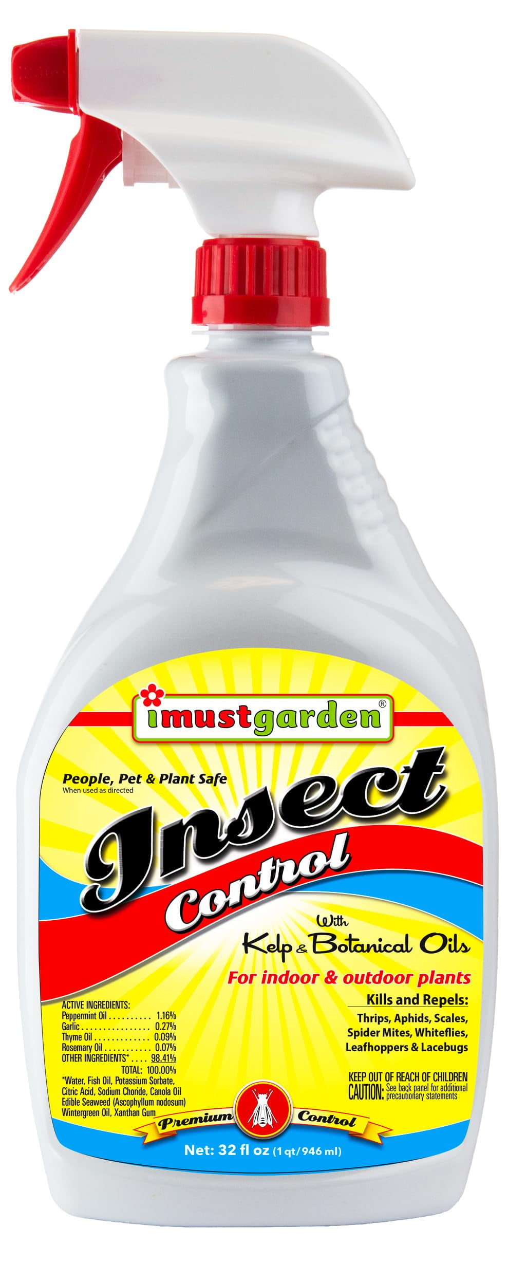 I Must Garden Insect Control: Kills & Repels Aphids, Whiteflies, Mites ...