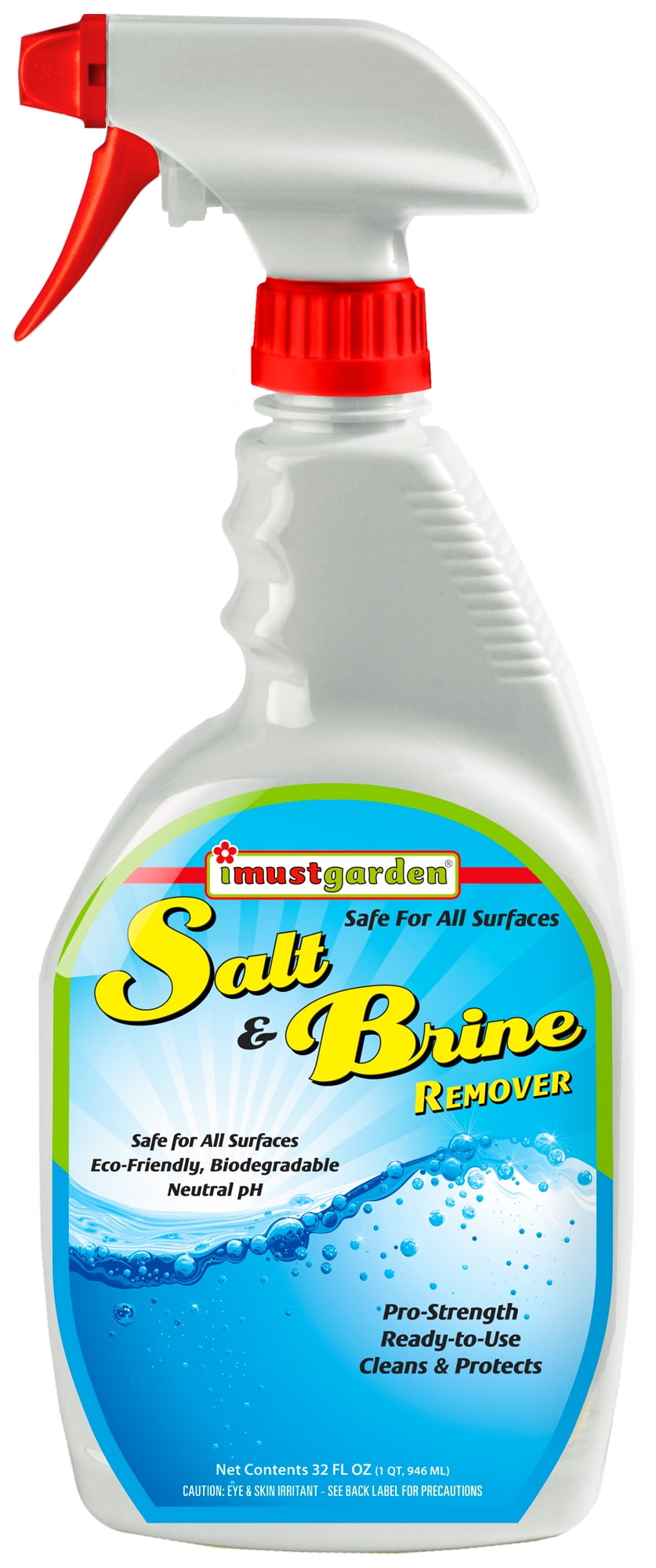 I Must Garden Salt & Brine Remover: Large 32oz Ready to Use Spray ...