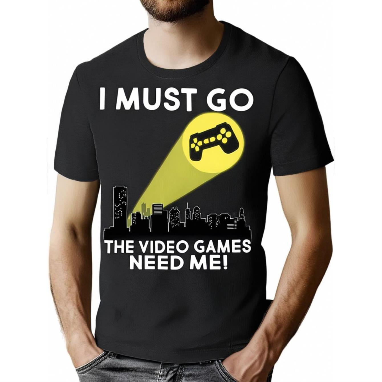 I Must Go The Video Game Needs Me Premium T-Shirt 562289 funny Men’s ...