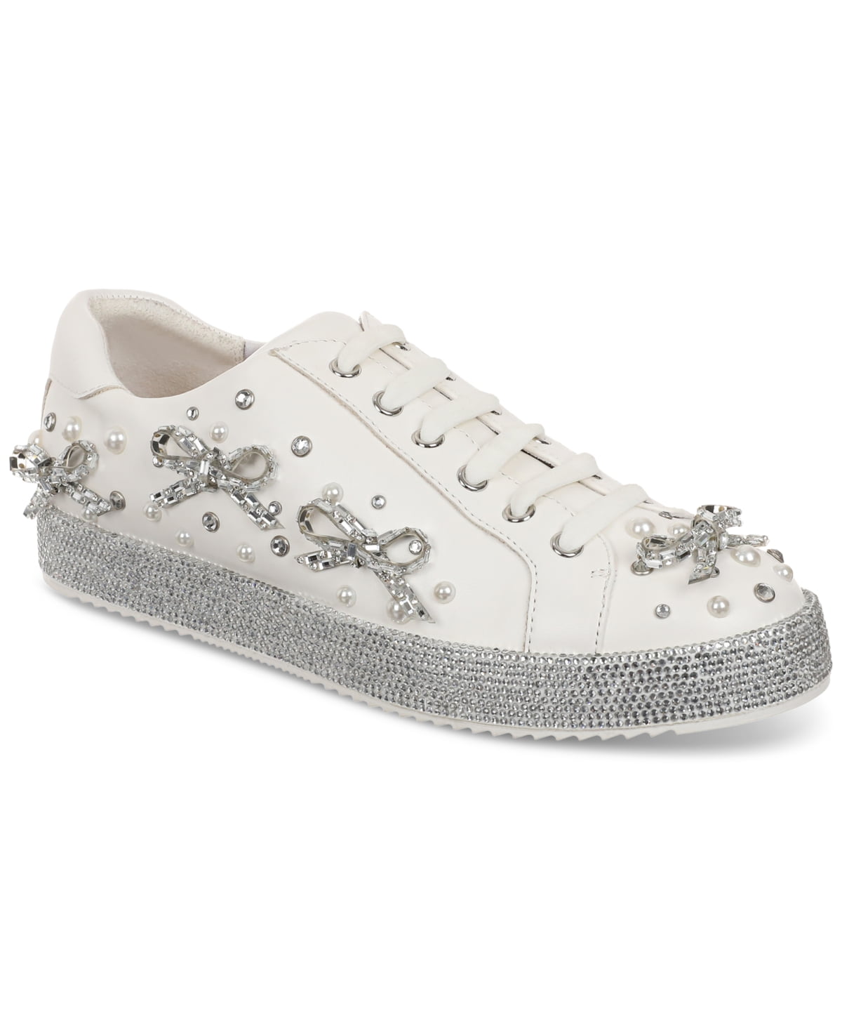 I.N.C. International Concepts Womens Luca Embellished Sneak Silver ...