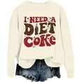 I Need A Diet-Coke Sweatshirt, Diet-Coke Merchandise Sweatshirt, Unisex ...