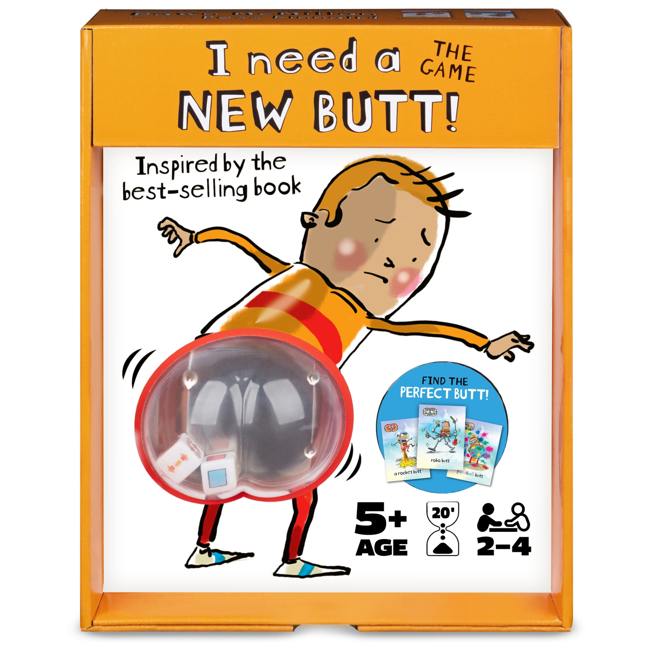 Spin Master's I Need a New Butt! - Hilarious Challenge Card Game for ...