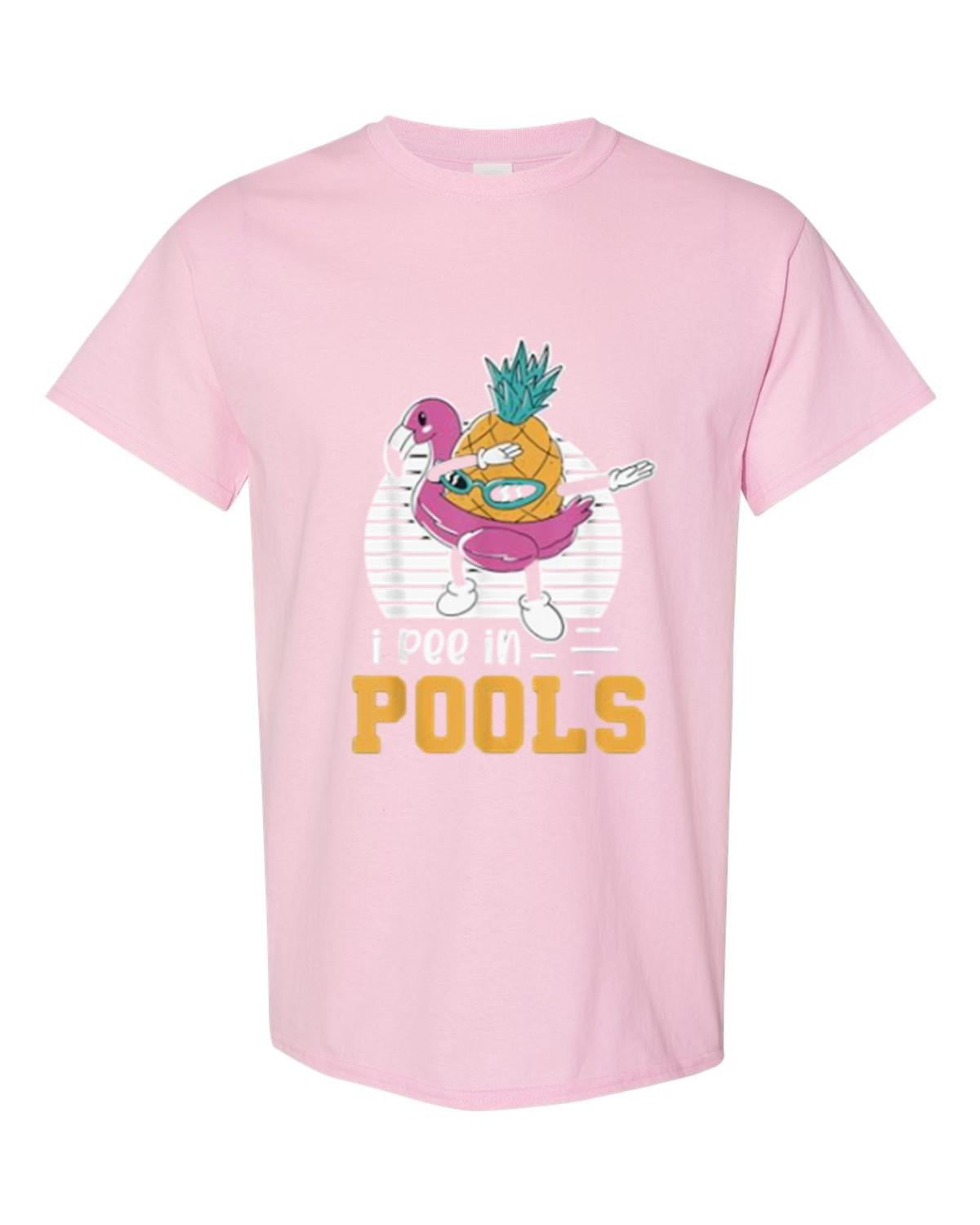 I Pee In Pools Swimming Joke Funny Pool Party Humor Meme Quote T-Shirt ...