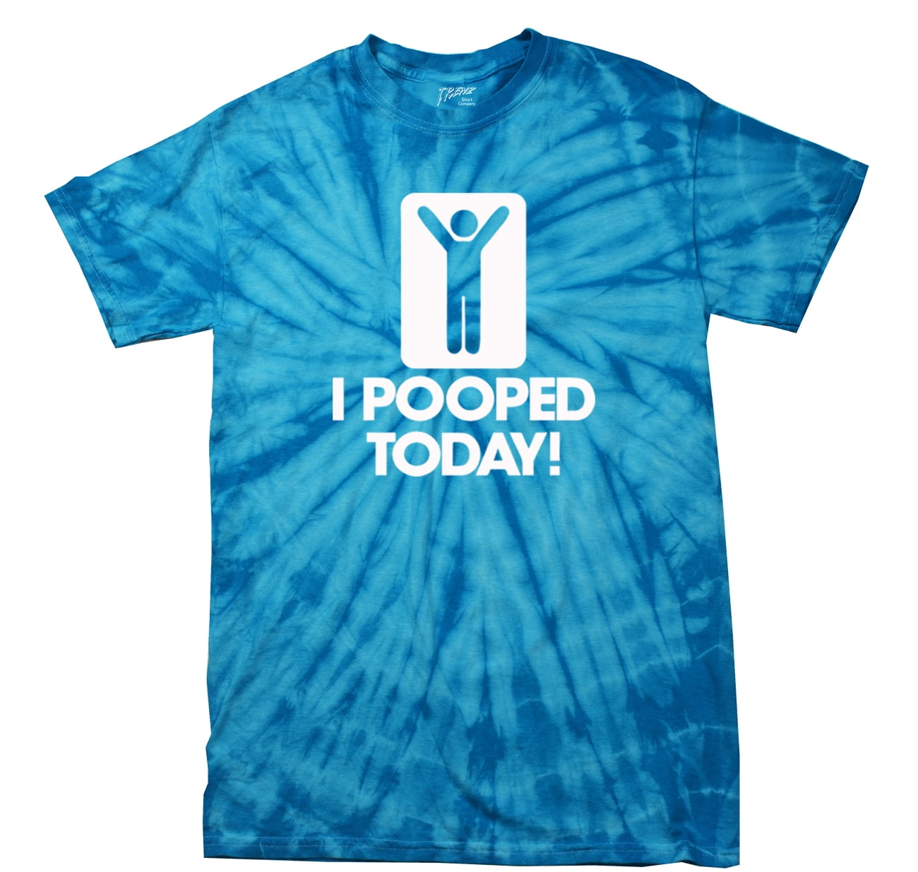 I Pooped Today T-shirt Funny Humorous Comic Stick Figure Sign Happy ...