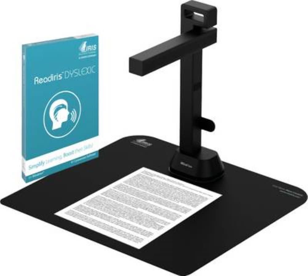 I.R.I.S. Desk 6 Pro Dyslexic Perp Scanner/readiris Dyslexic App, Black ...