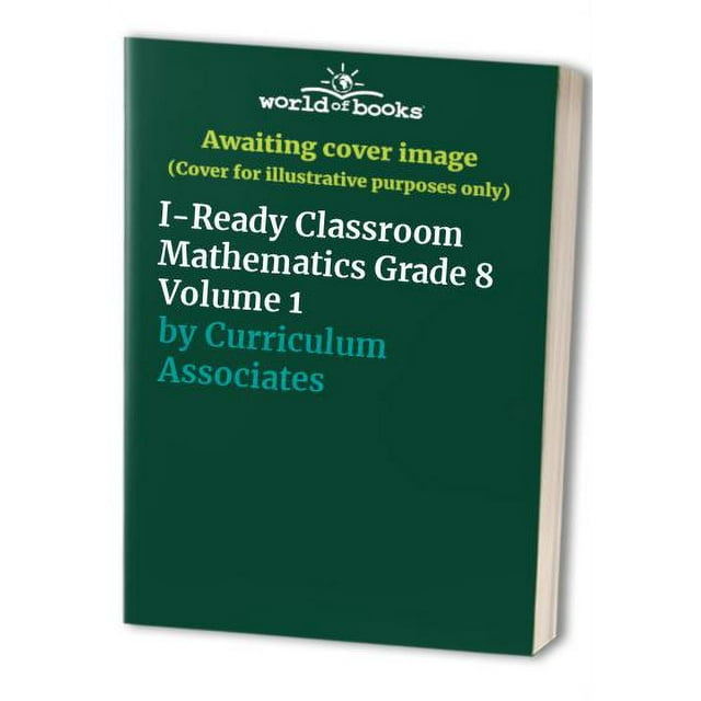 Pre-Owned I-Ready Classroom Mathematics Grade 8 Volume 1 Paperback ...