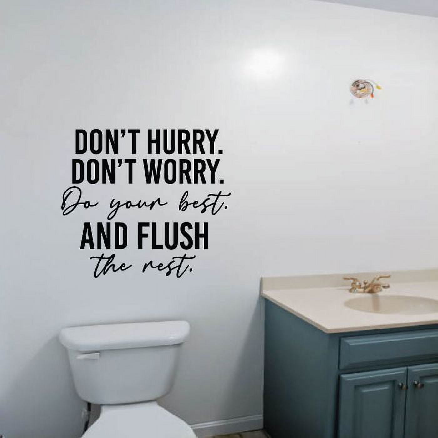That's How I Roll - Toilet Paper Bathroom Rules Quote Vinyl Wall Art ...