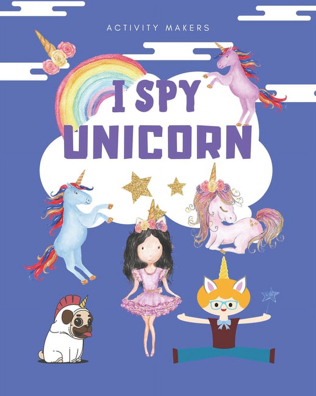 I SPY Unicorn : Fun Interactive Guessing Activity Book For Kids Ages 2 ...