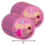 I Scream Four Ice Cream Girls 4th Birthday Party Supplies - Ice Cream ...