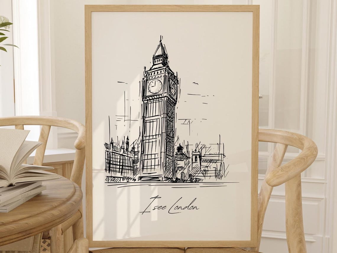 I See London I See France Funny Bathroom Wall Decor Print I See London ...