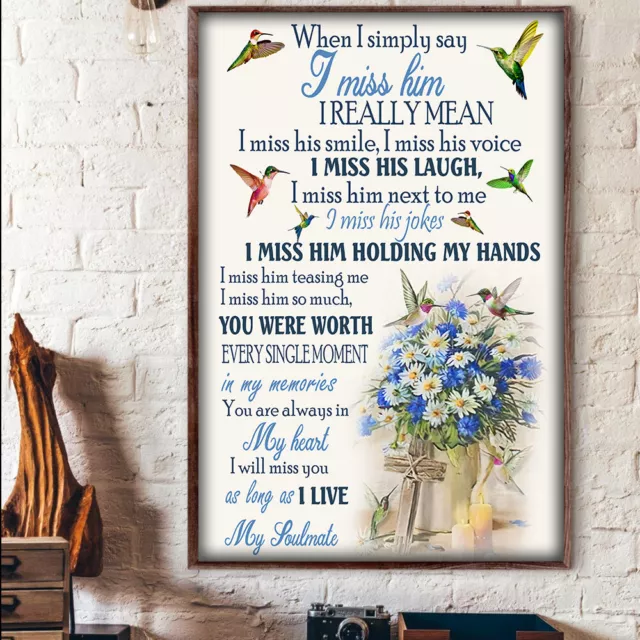 When I Simply Say I Miss Him My Heart I Will Miss You Hummingbird ...