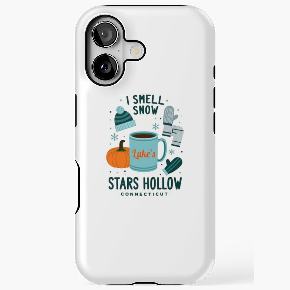 I Smell Snow Quote Protective Case for iPhone 11 12 13 14 15 16 17 Pro ...