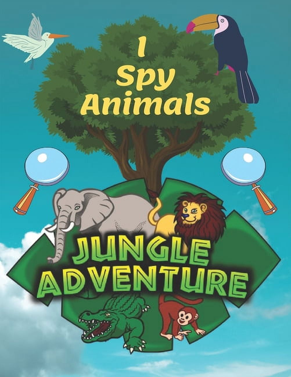 I Spy Animals: A Fun Guessing Game For 2-4 Years Old, Highlight Hidden ...