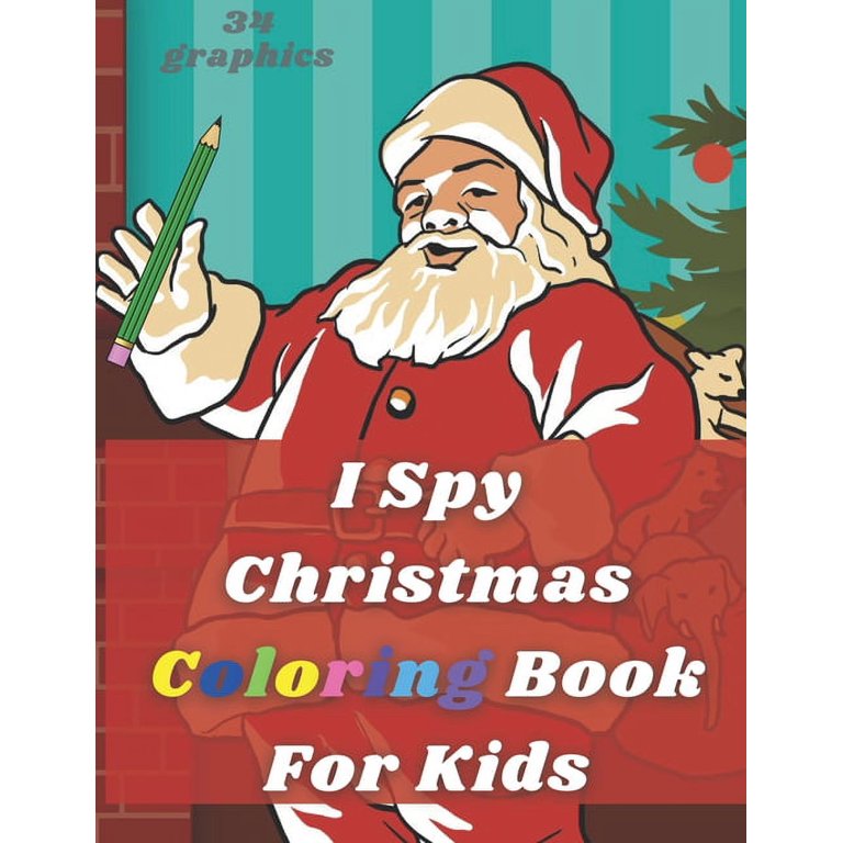 i spy christmas coloring pages