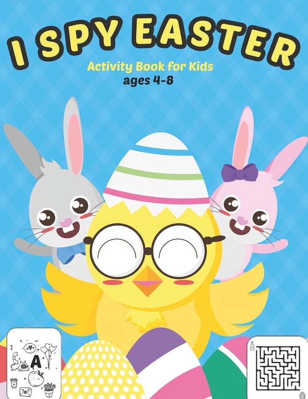 I Spy Easter Activity Book for Kids Ages 4-8: A Fun Activity Easter ...