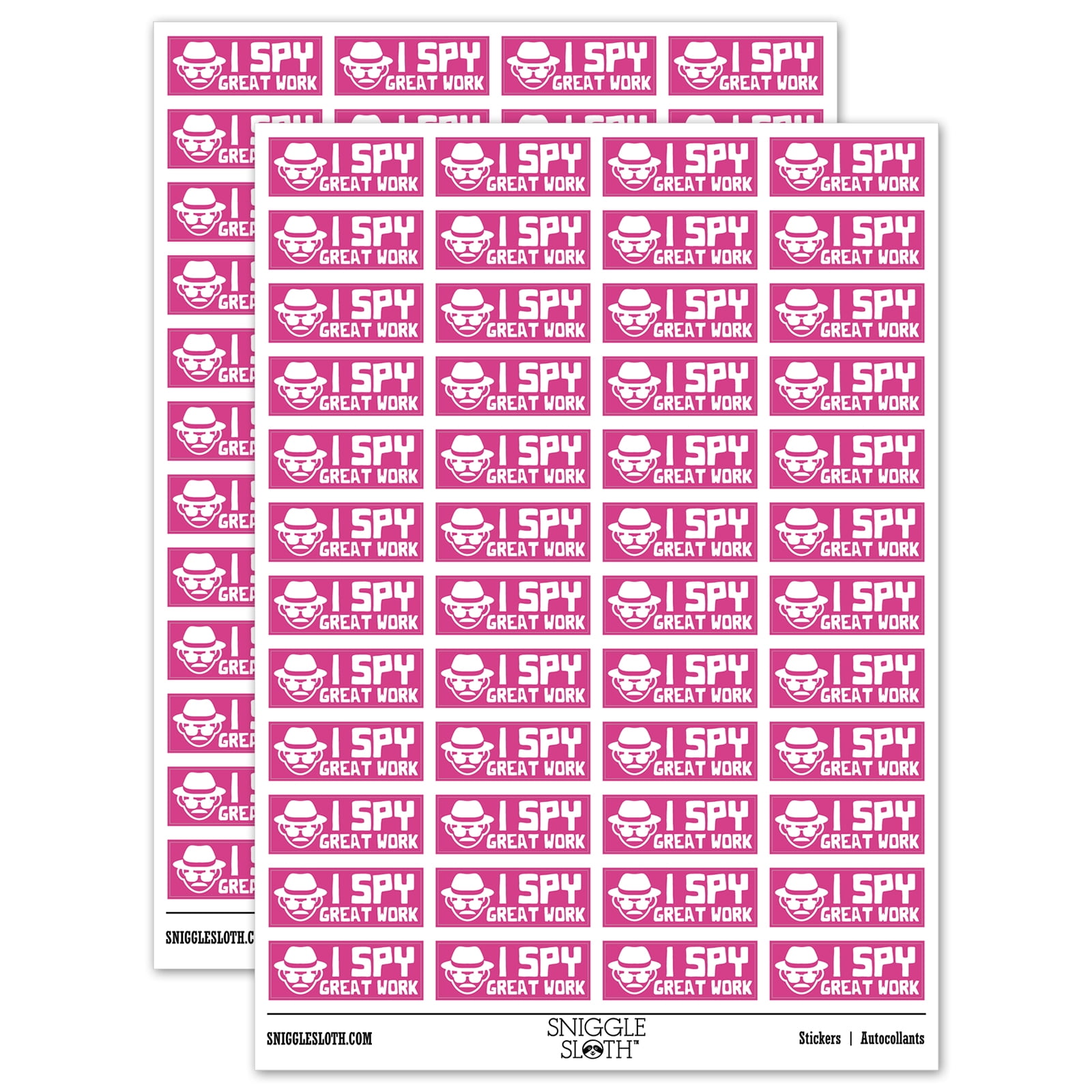I Spy Great Work Detective Teacher Student School Sticker Set - Hot ...