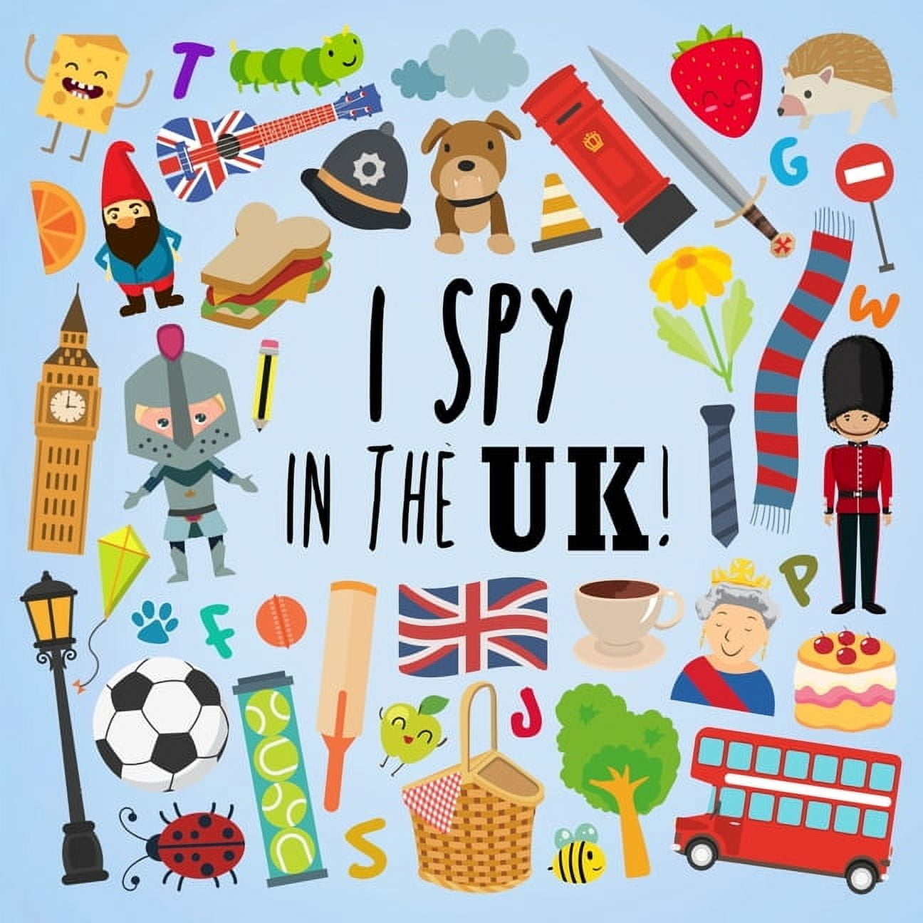 I Spy - In the UK!: A Fun Guessing Game for 3-5 Year Olds - Walmart.com