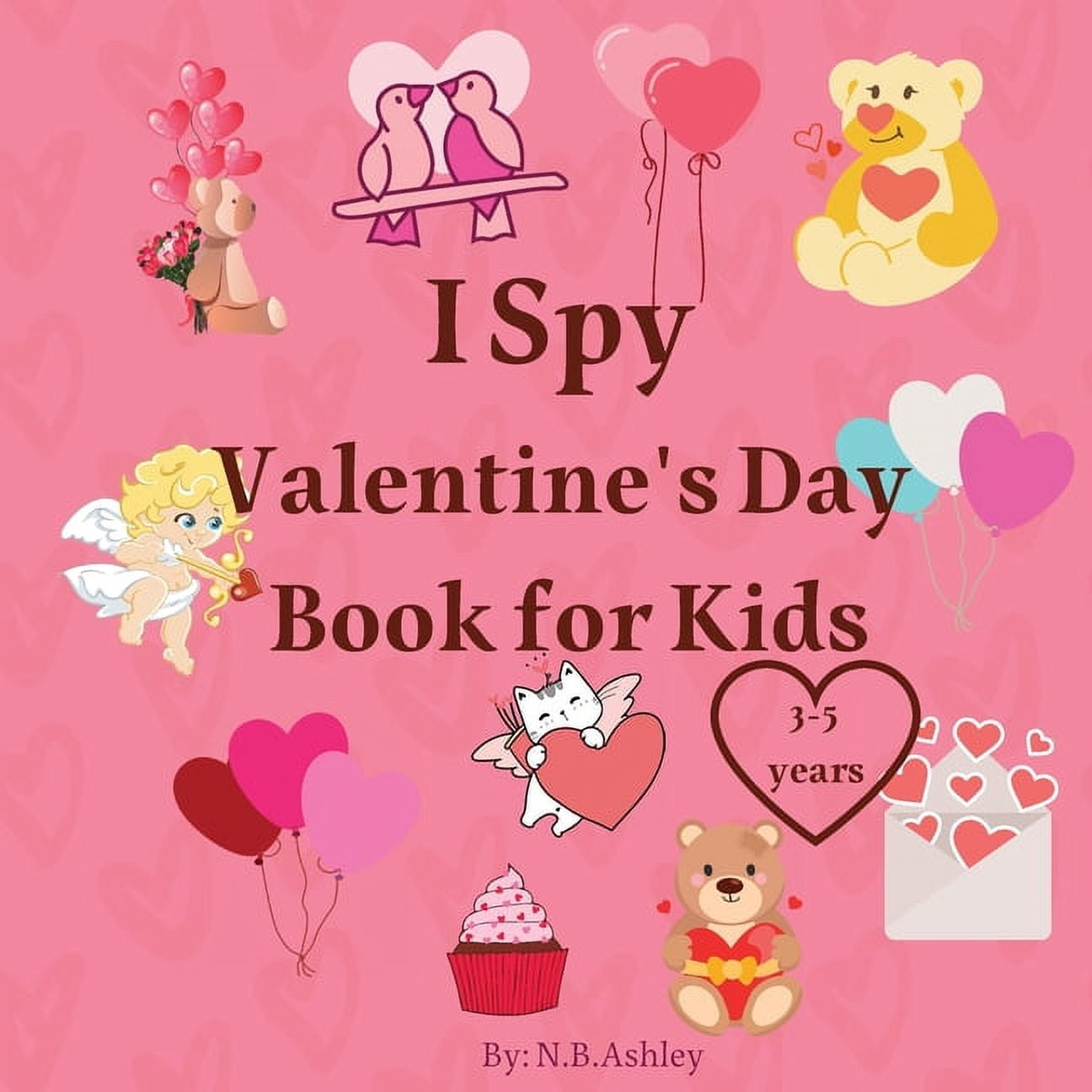 I Spy Valentine's Day Book for Kids: Valentine's Day activity book for ...