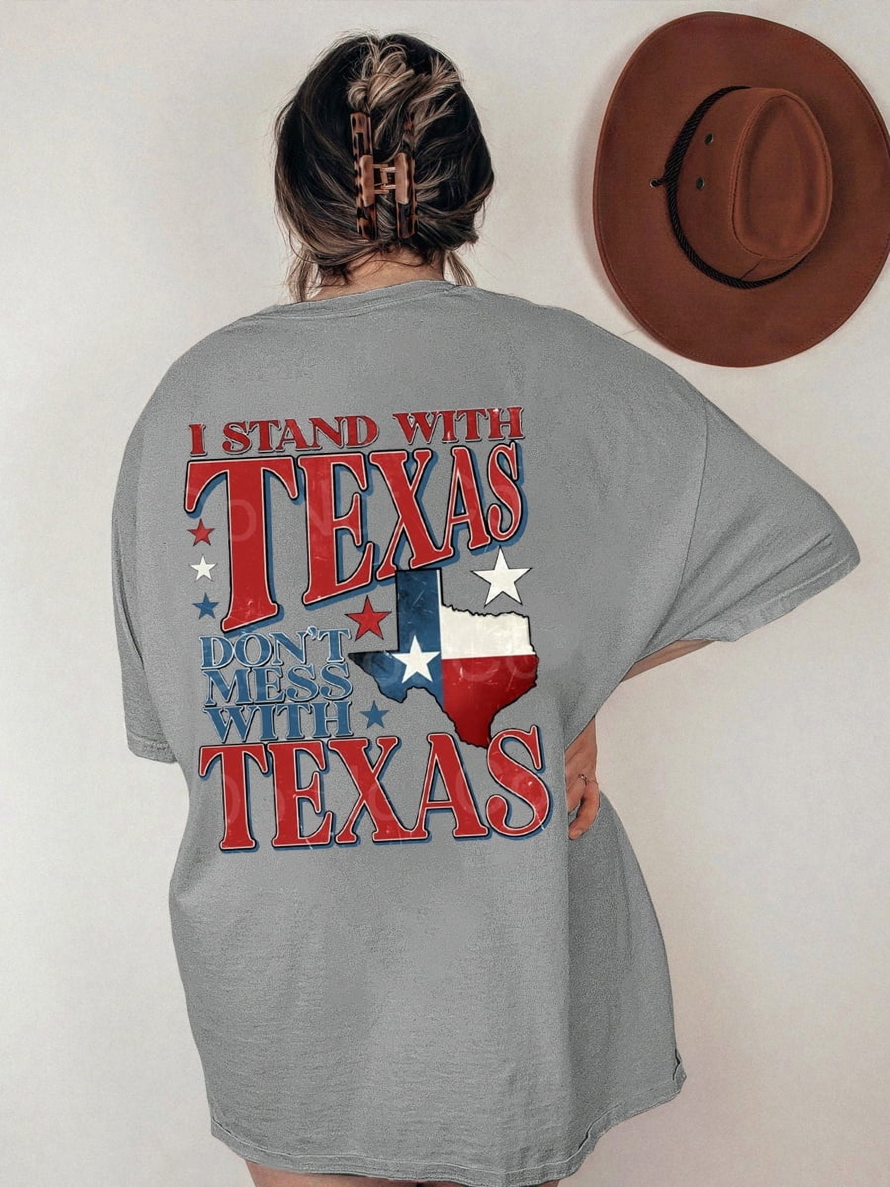 I Stand With Texas Tee - Walmart.com