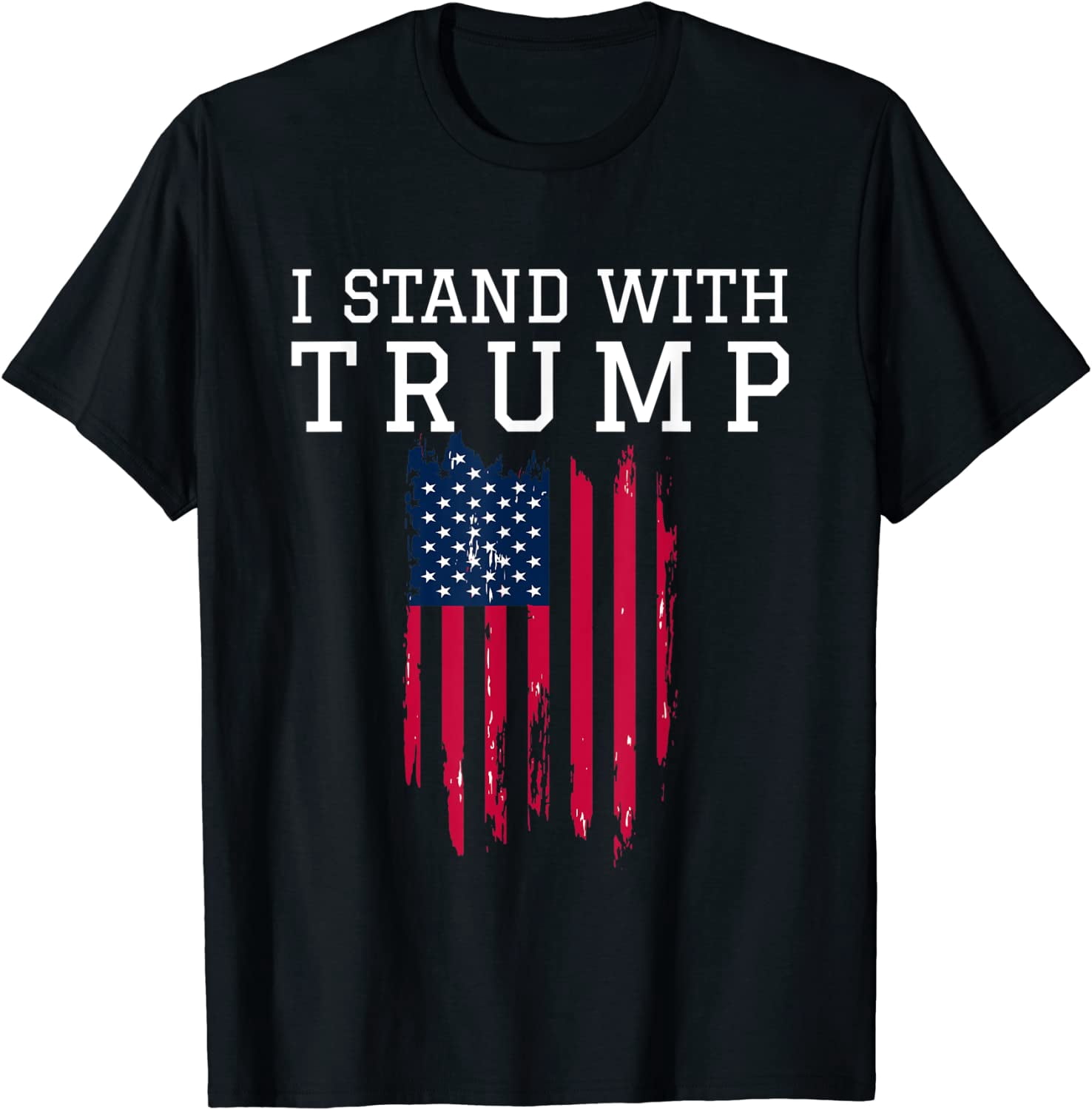 I Stand With Trump Pro Trump Supporter T-shirt Casual Graphics Tops ...