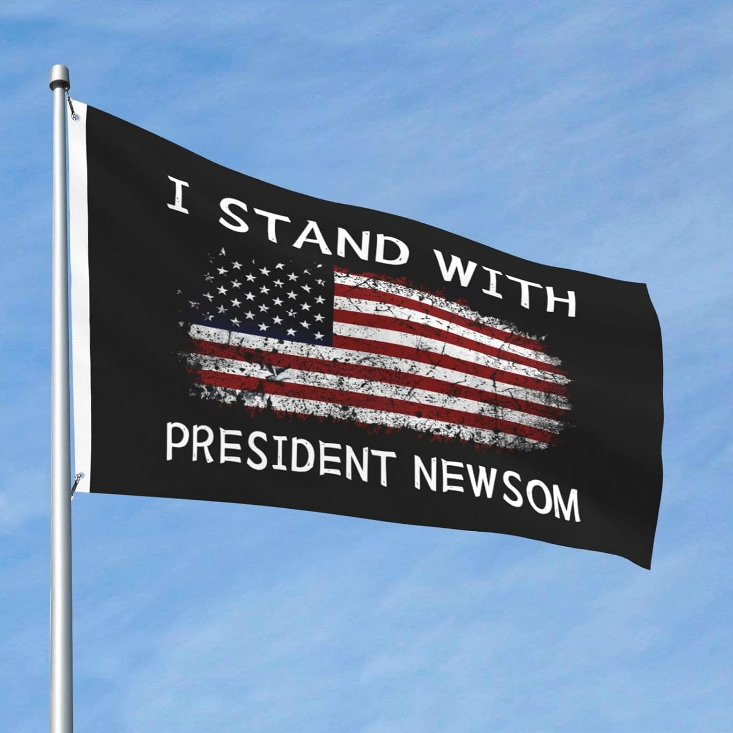 I Stand with President Gavin Newsom Premium 2x3FT Flag - Durable and ...