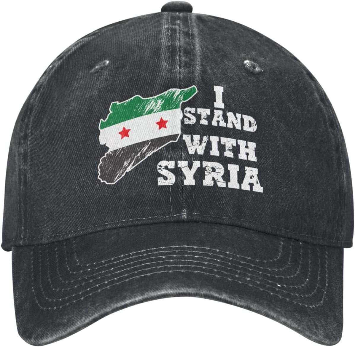 I Stand with Syria hat Save Syria Free Syrian Hat Denim Baseball Cap ...