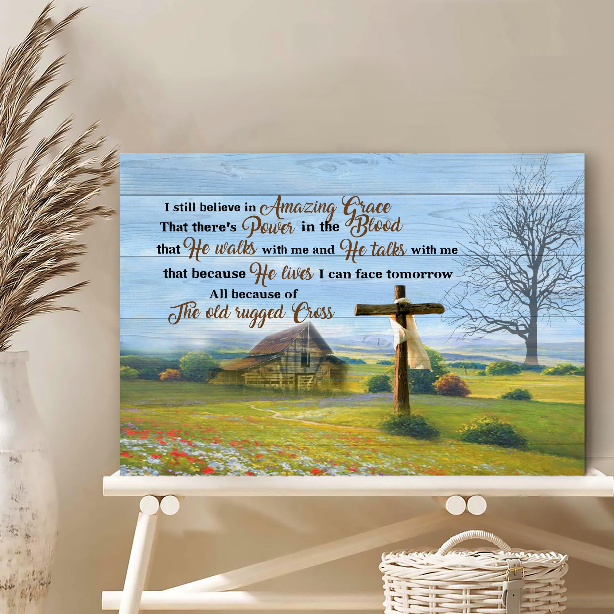 I Still Believe – Inspirational Christian Hymn Canvas Wall Art ...