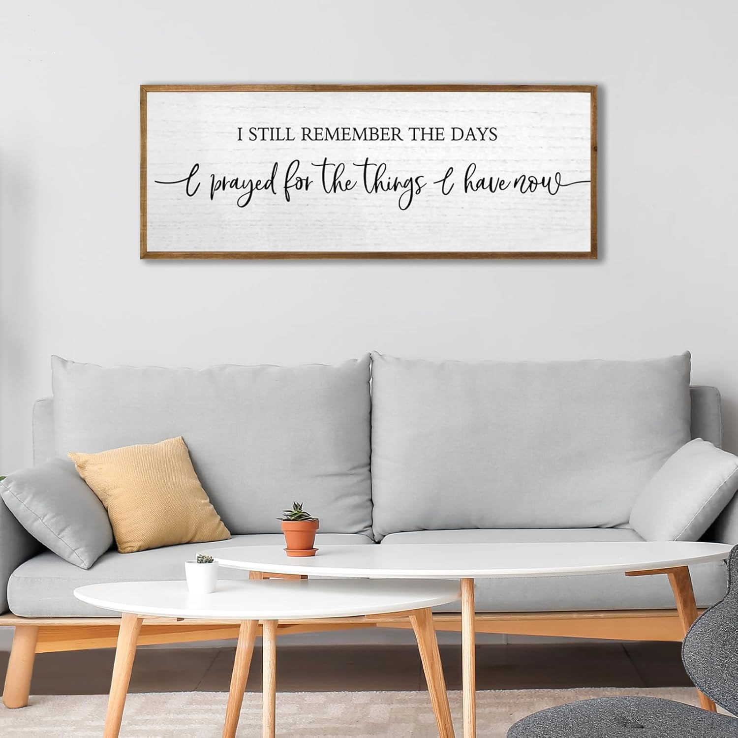 I Still Remember The Days I Prayed Sign Wall Decor 40''×15'' Rustic ...
