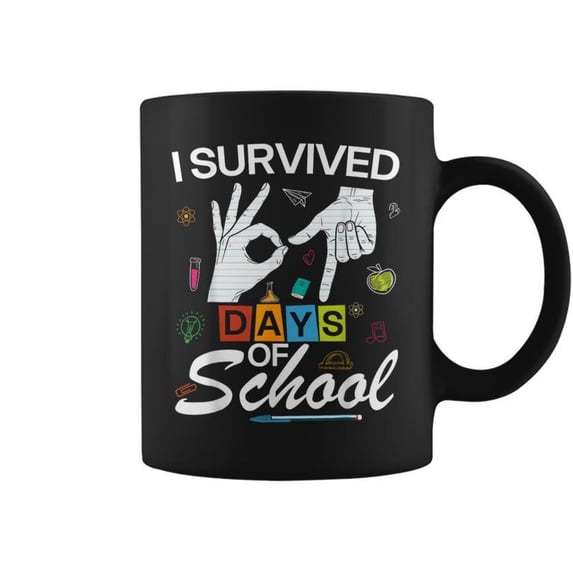 I Survived 6 7 Days Of School With Hands Meme 67 Coffee Mugs - Walmart.com