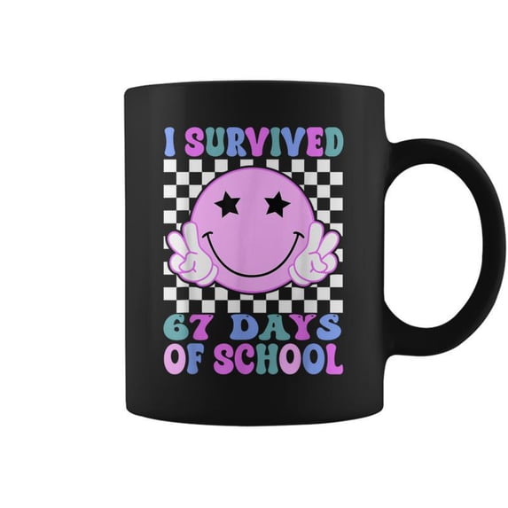 I Survived 67 Days Of School 67 Meme Students Teachers Coffee Mugs ...
