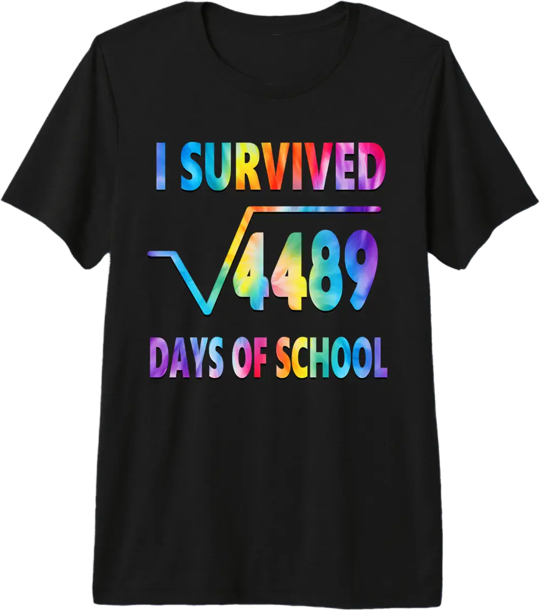 I Survived 67 Days Of School Square Root 4489 Math Teacher Tri-Blend T ...