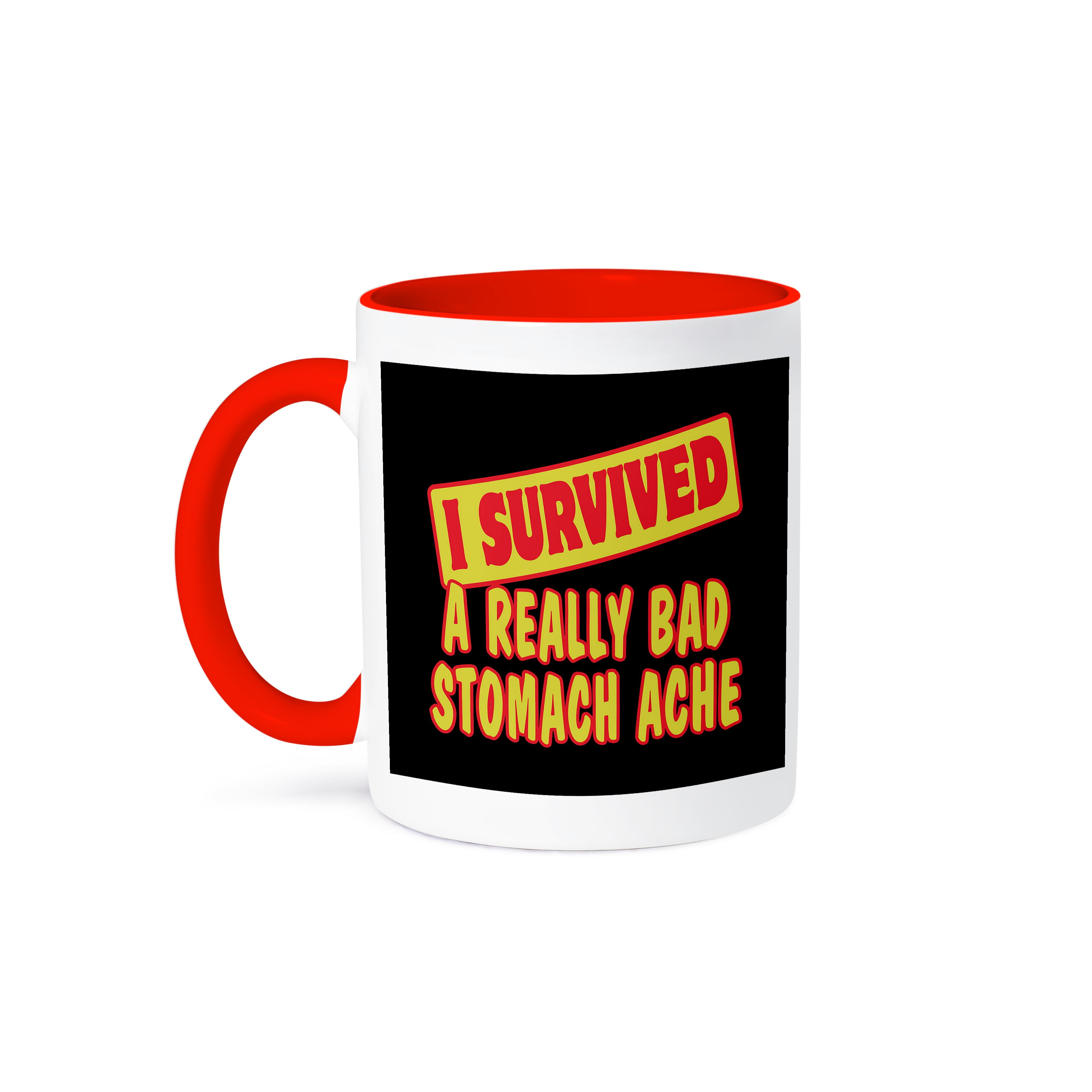 3dRose, I Survived A Really Bad Stomach Ache Survial Pride And Humor ...