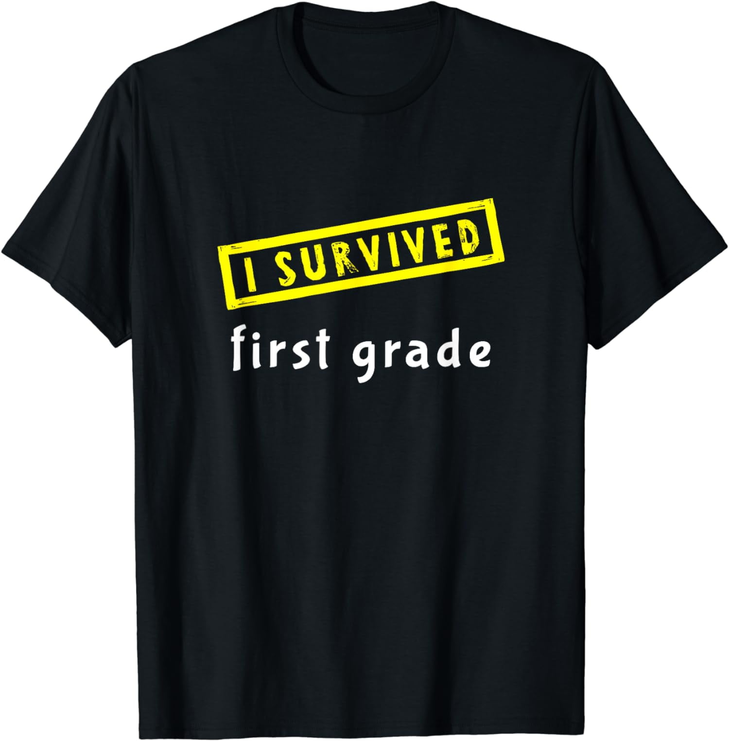 I Survived First Grade Kids Teacher Present End School Year T-Shirt ...