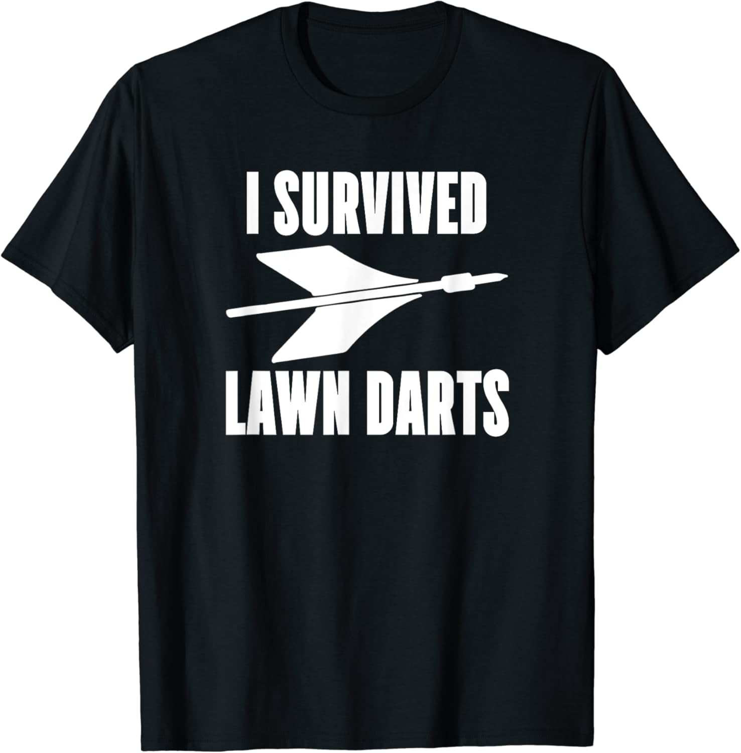 I Survived Lawn Darts T-Shirt Shirt Tee - Backyard Game 70s - Walmart.com