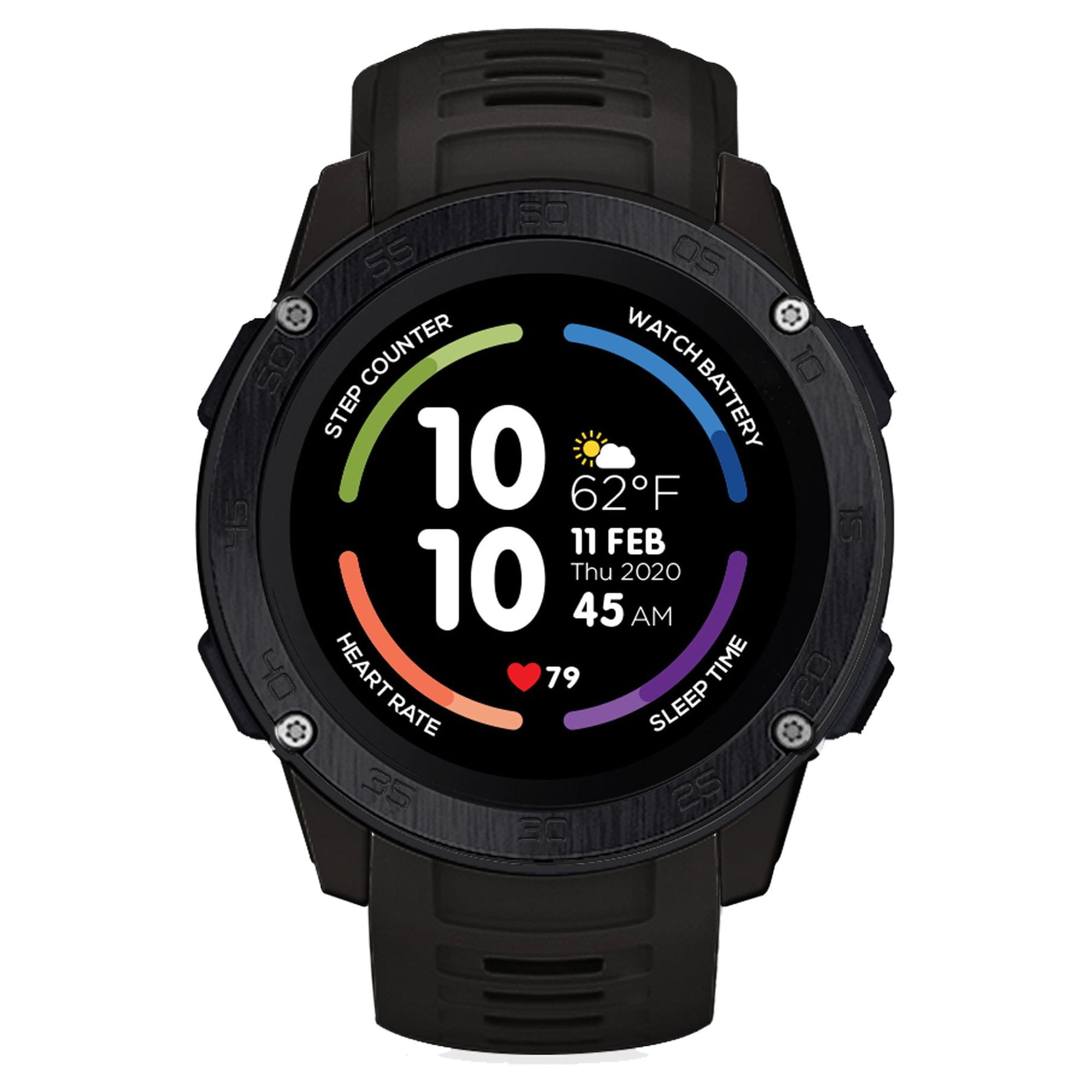 iTech Gladiator Smart Watch, Fitness Tracker, Heart Rate, Pedometer ...