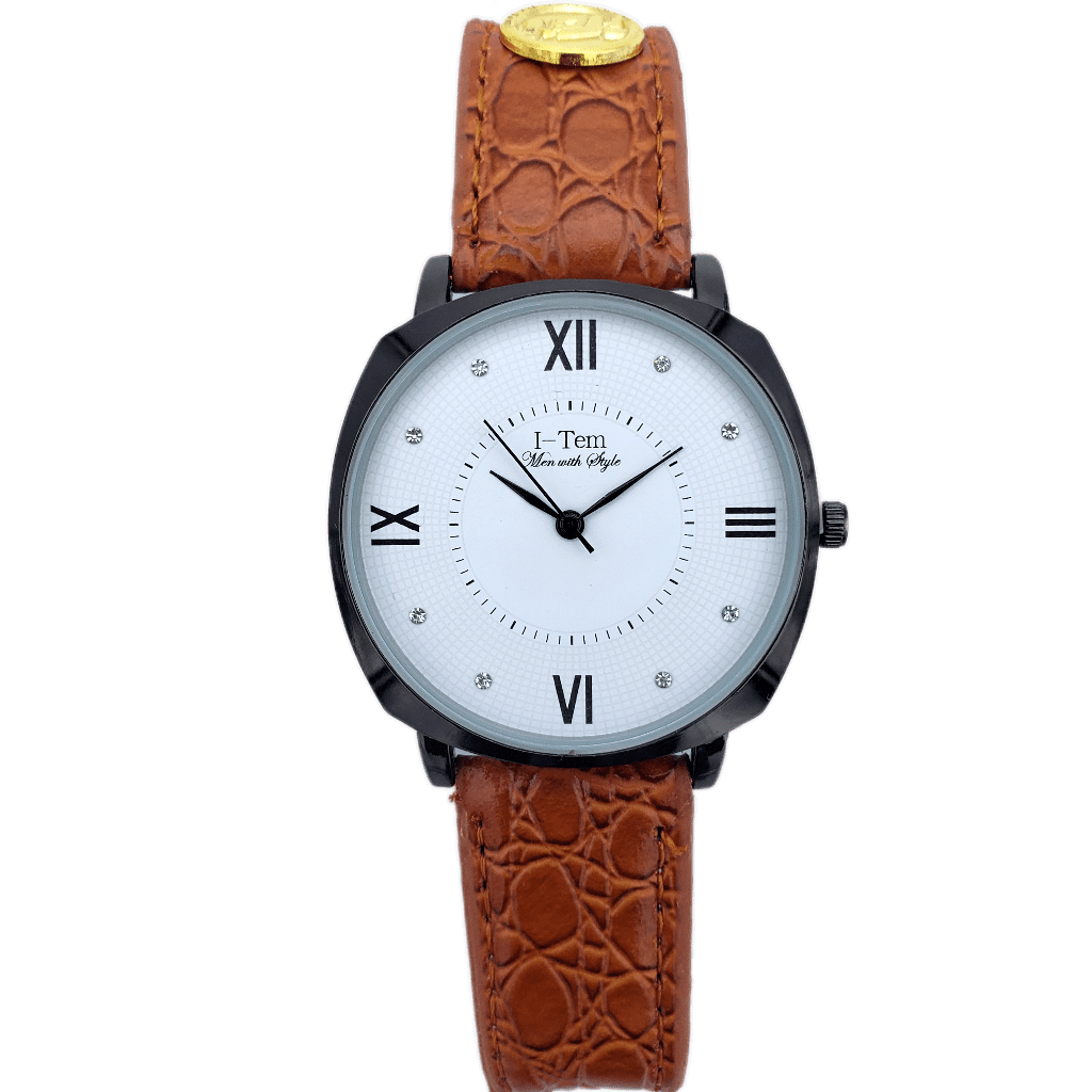 I-Tem Elliot Cohen I-TW770 Fancy Watch- Brown - Walmart.com