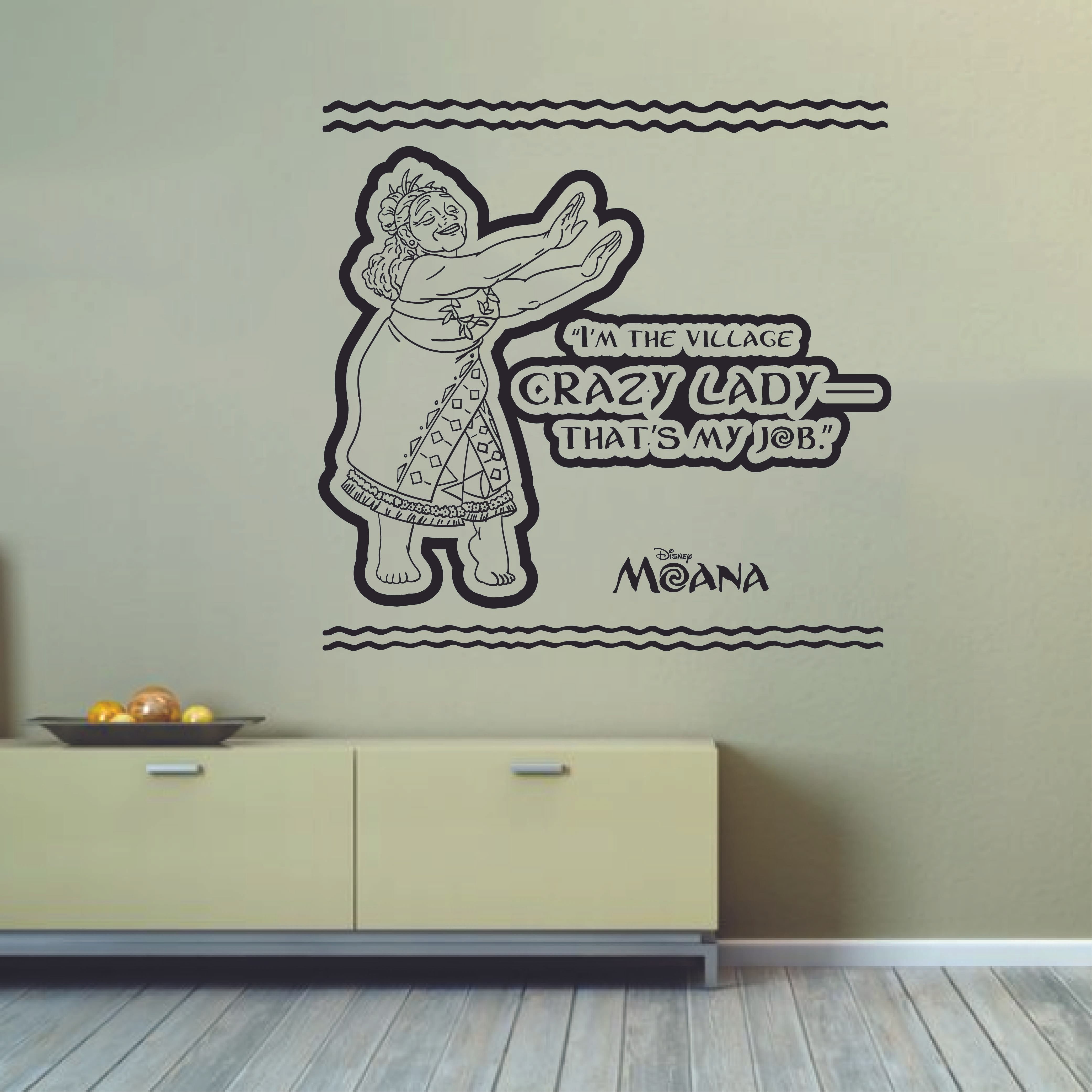 I am The Village Crazy Lady Thats My Job - Gramma Tala Quote Girl Quote ...