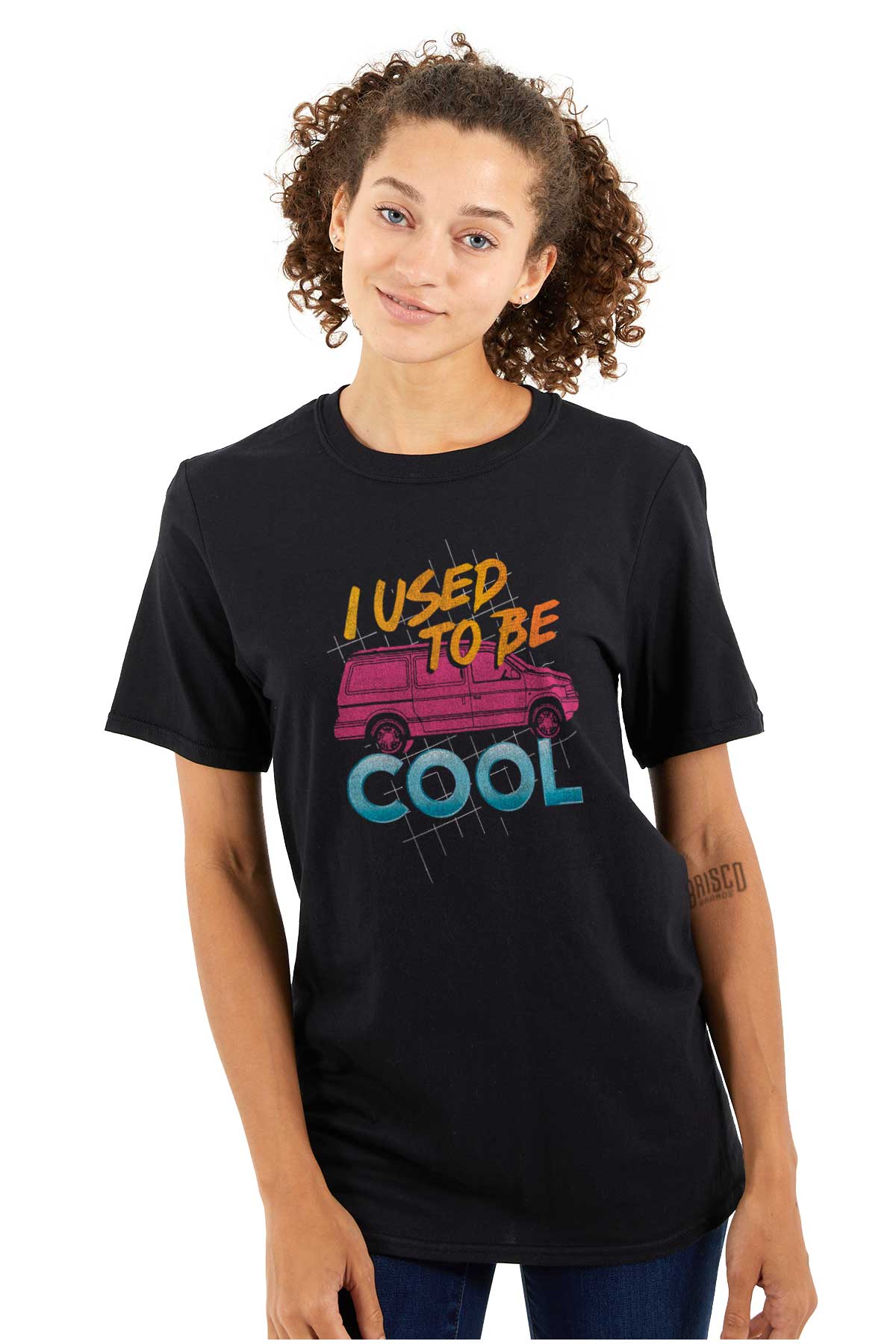 Funny I Used to Be Cool Mom Minivan Women Plus Size Graphic Tee Tees ...