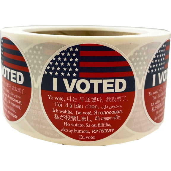 I Voted Stickers