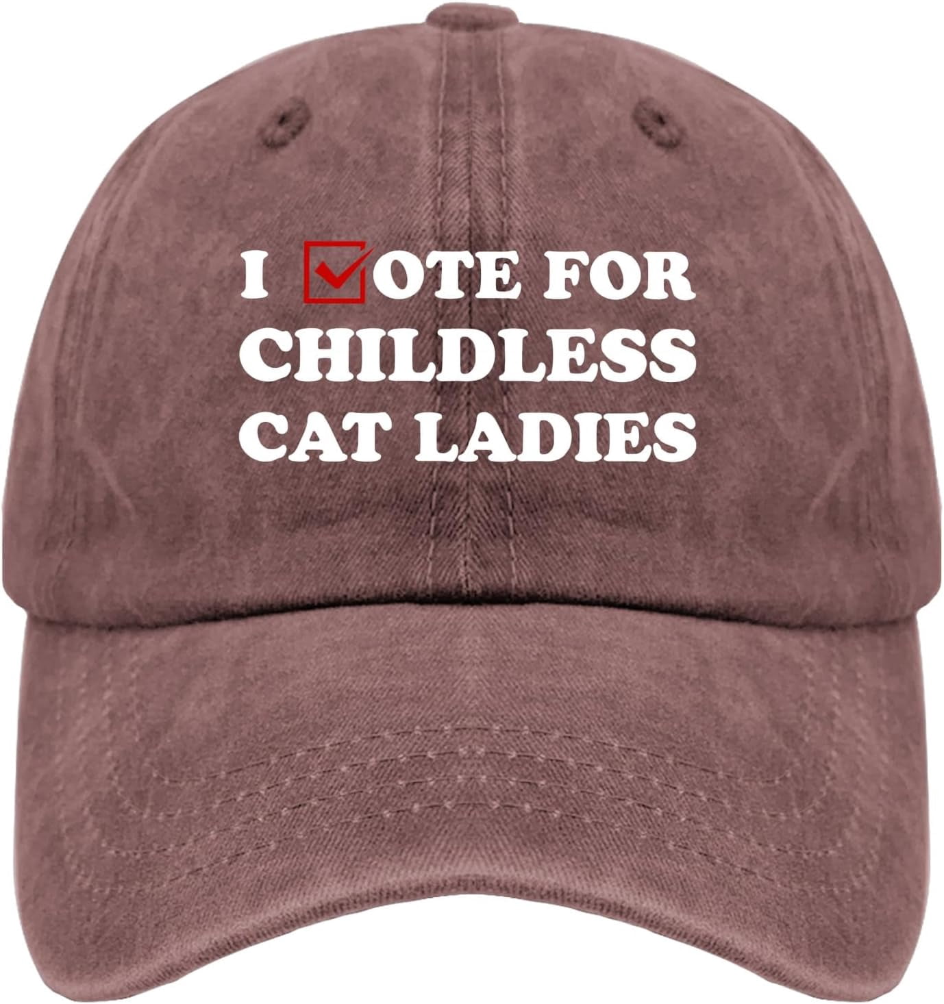 I Vote for Childless Cat Ladies Womens Baseball Caps Hat for Women's ...