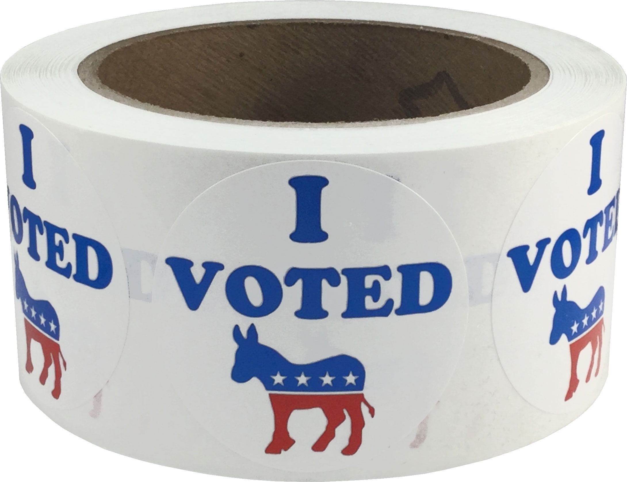 I Voted Democrat Stickers | 2" Inch Round | 500 Pack - Walmart.com