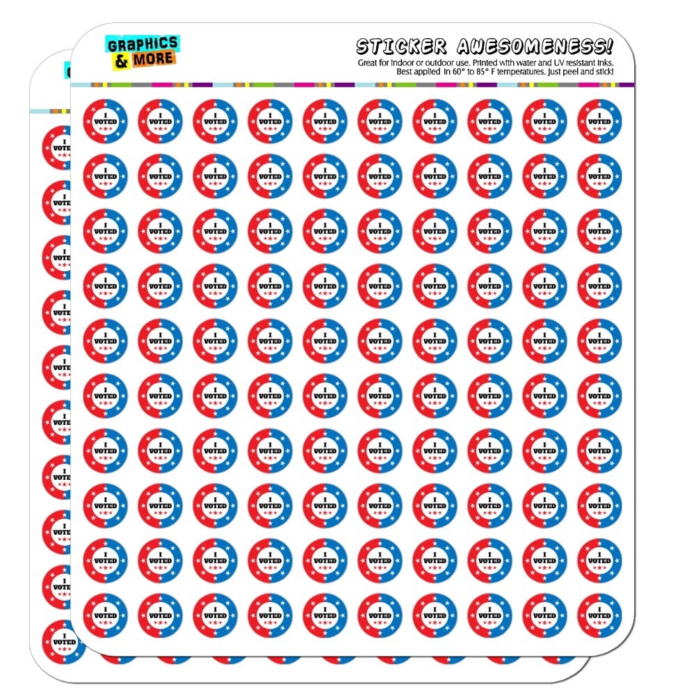 I Voted Red White Blue Patriotic Planner Calendar Scrapbooking Crafting ...