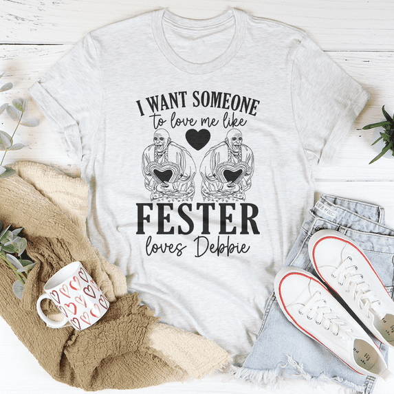 I Want Someone To Love Me Tee Black S Printify T-Shirt T-Shirt ...