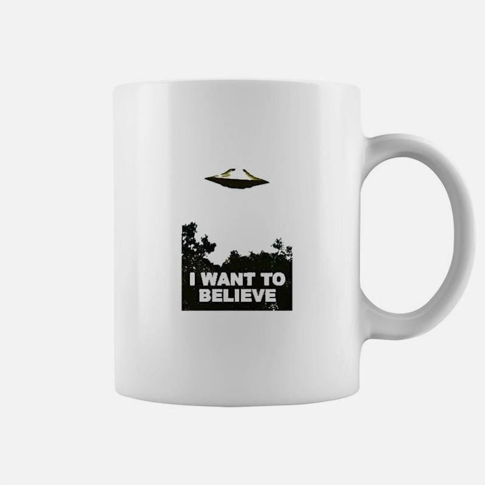 I Want To Believe Area 51 Ufo Alien Abduction Coffee Mug - Walmart.com