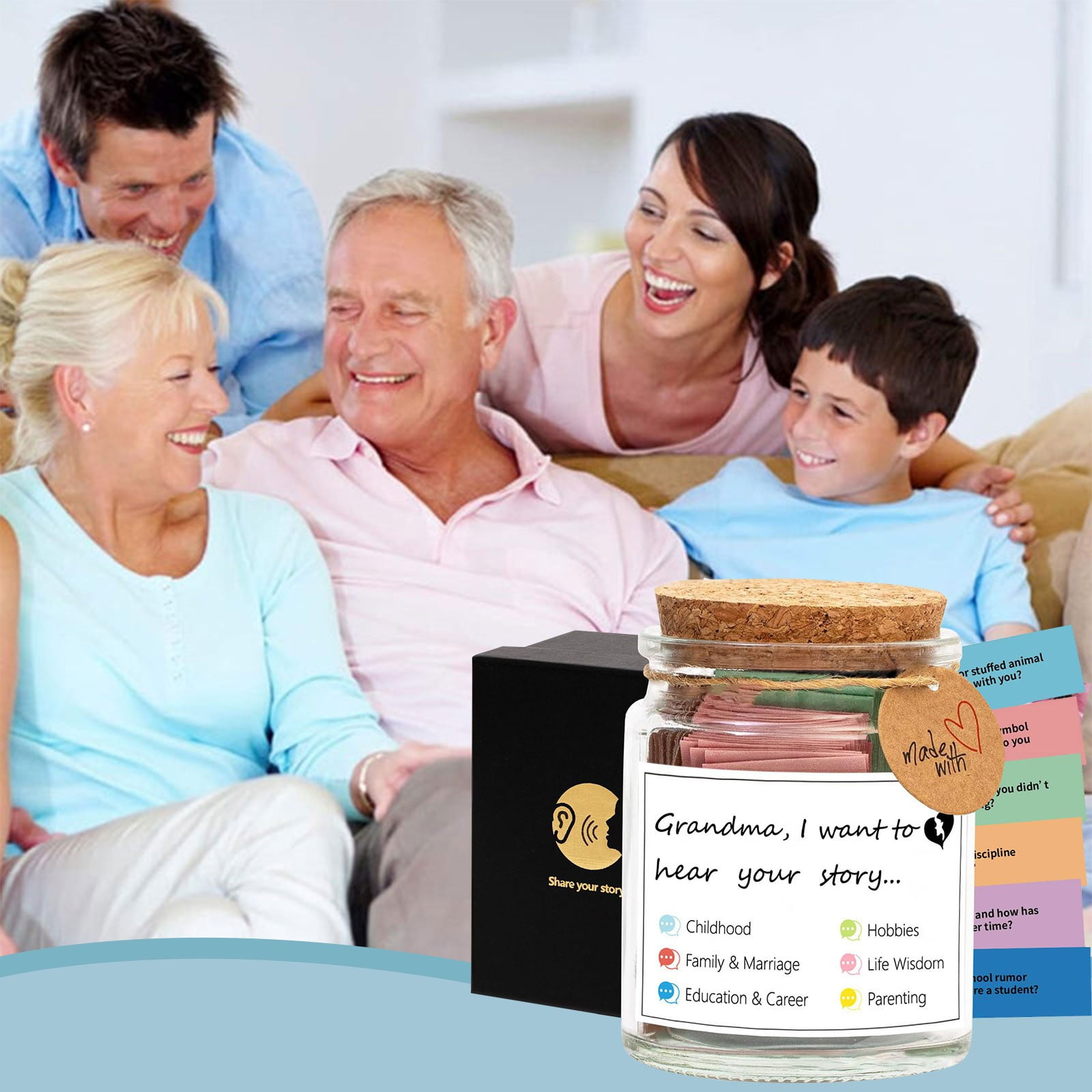 I Want To Hear Your Story Jar: That Explores Family Heritage and ...