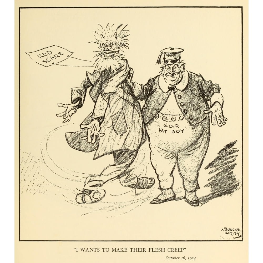 I Wants To Make Their Flesh Creep. Political Cartoon Showing A 'G.O.P ...