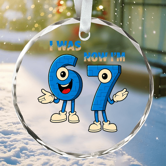 I Was 6 Now I M 7Th Birthday 67 Italian Brainrot Ornament Home ...